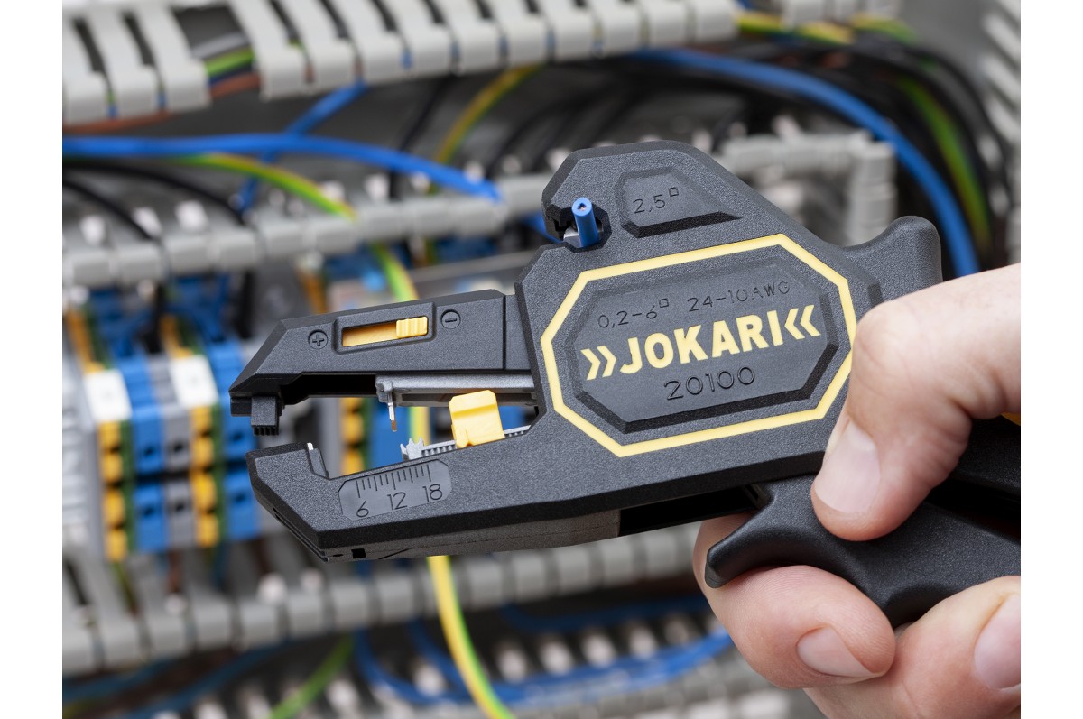 20100 - Клещи для снятия изоляции эргономические JOKARI Secura 2K арт ...